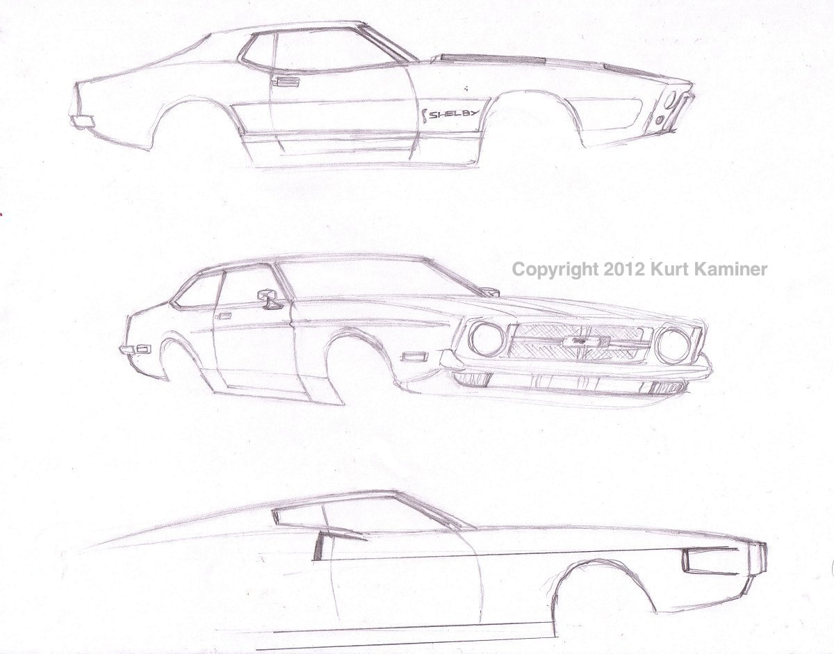 Mustang Sketches | '71 - '73 Vintage Ford Mustang Forum